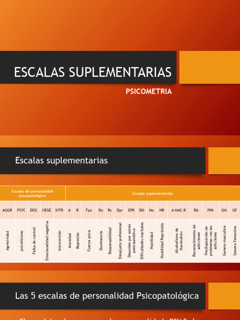 6.- Escalas suplementarias | PDF
