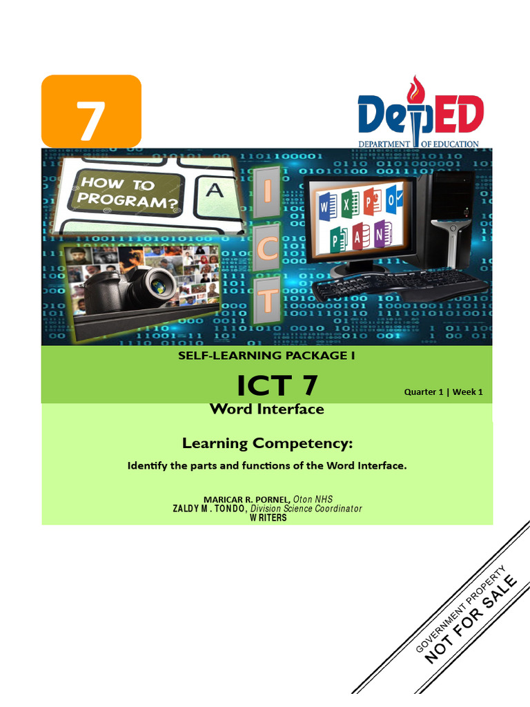 Microsoft Word Interface Overview | PDF | Computers