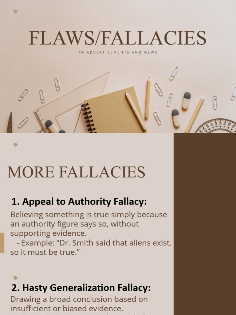 EAPP Report - Advertisement Fallacy | PDF | Fallacy | Logic