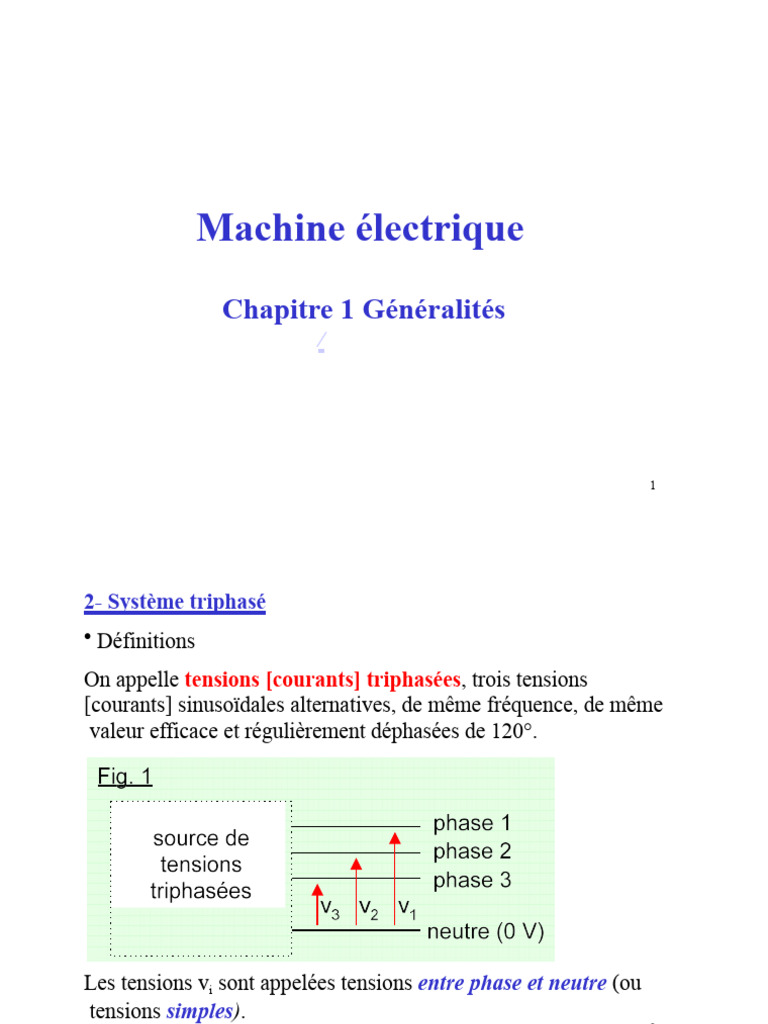 ch3 Systeme Triphase | PDF