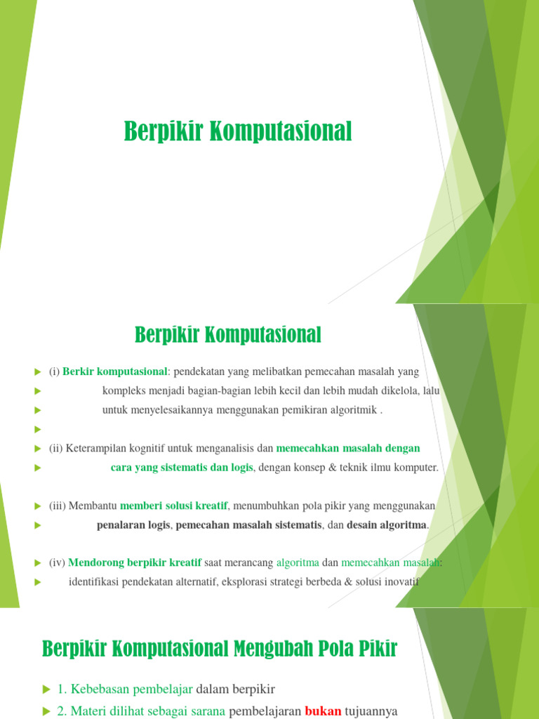 Computational Thinking | PDF | Sains & Matematika