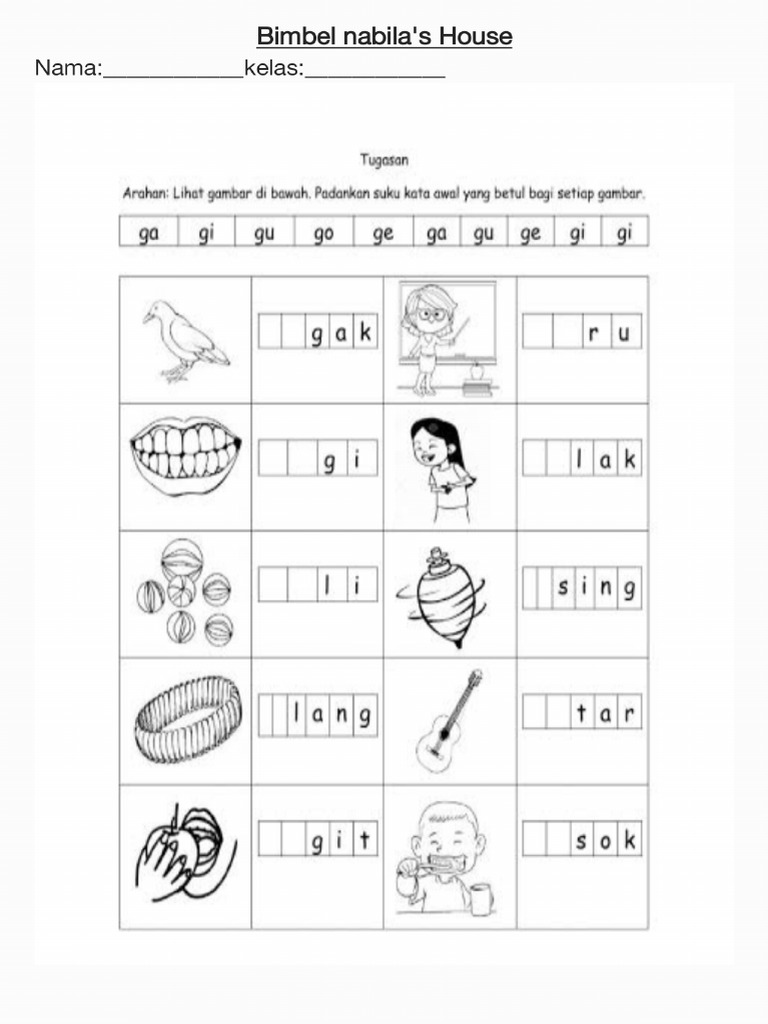Worksheet TK | PDF