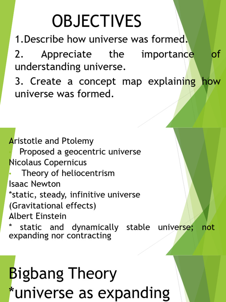 Lesson 1 - Formation of The Universe | PDF | Solar System | Planets