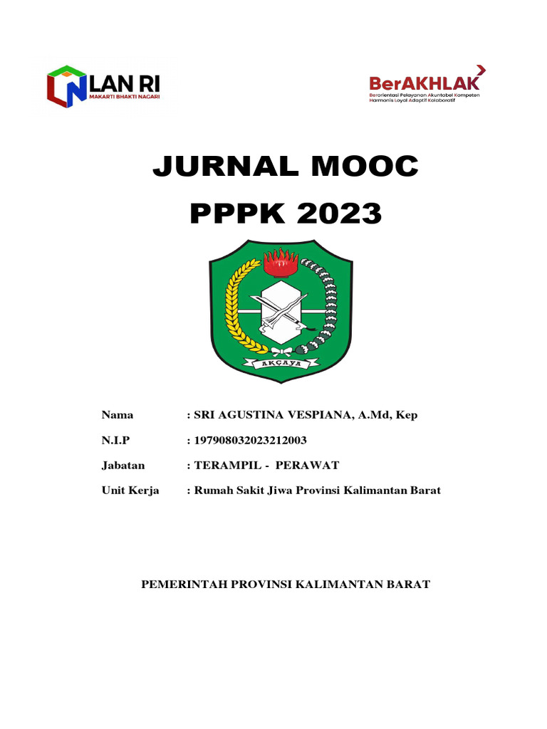 Jurnal Mooc PPPK 2023 | PDF | Social Science | Travel