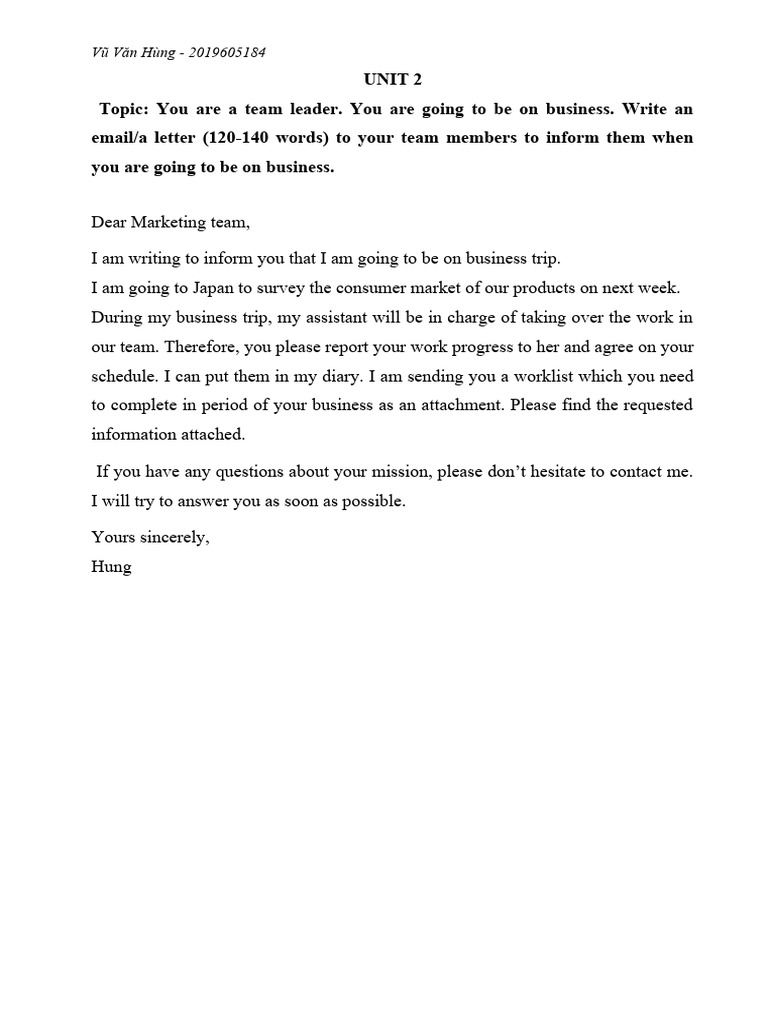 Unit 2 - Writing | PDF