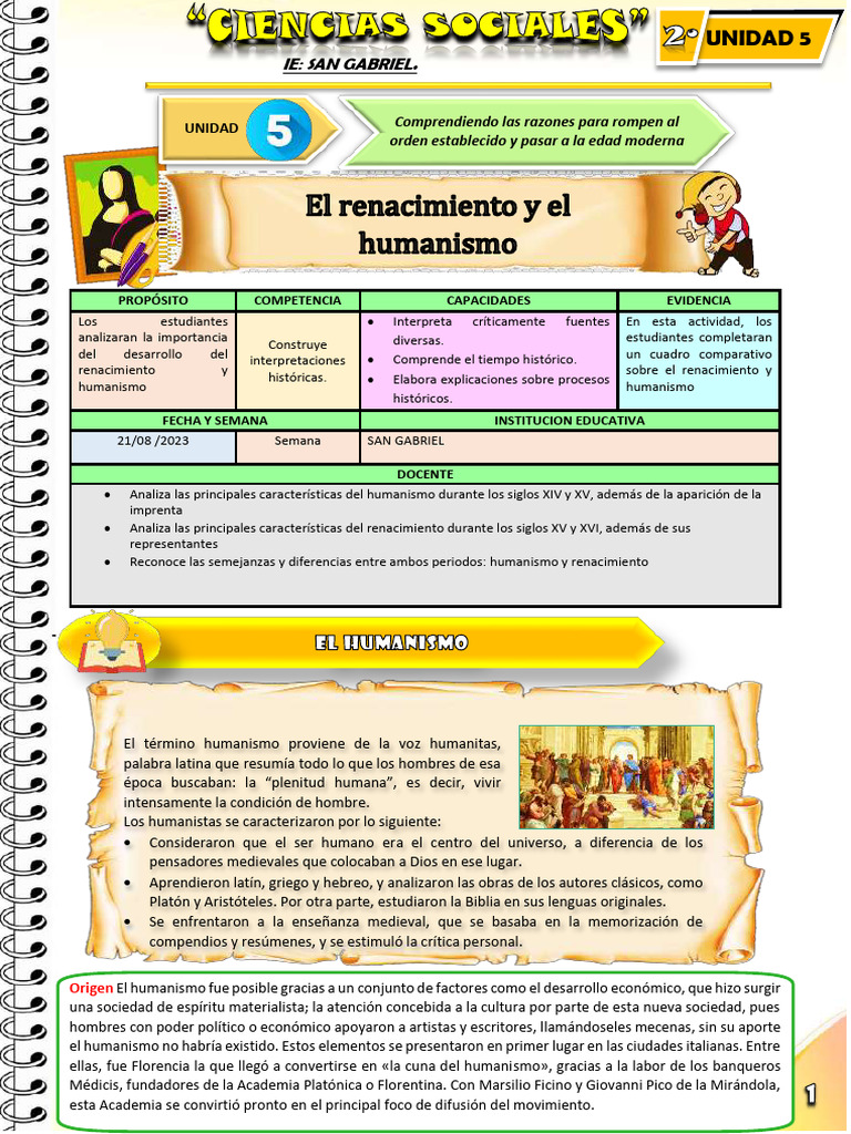 Renacimiento y Humanismo: Análisis EBR | PDF | Renacimiento | Escultura