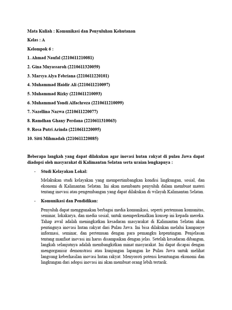 Kelompok 6 - KDPK | PDF