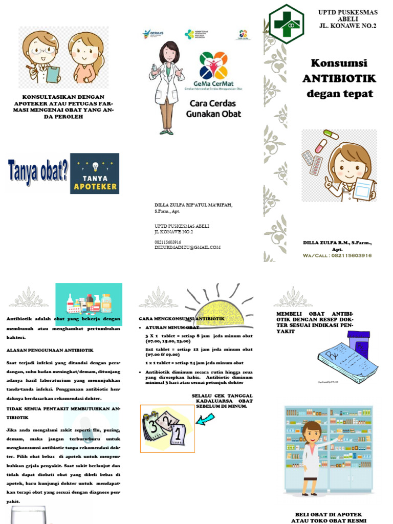 PIO LEAFLET ANTIBIOTIK | PDF