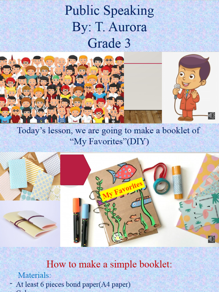 Public Speaking G3 | PDF | Crafts