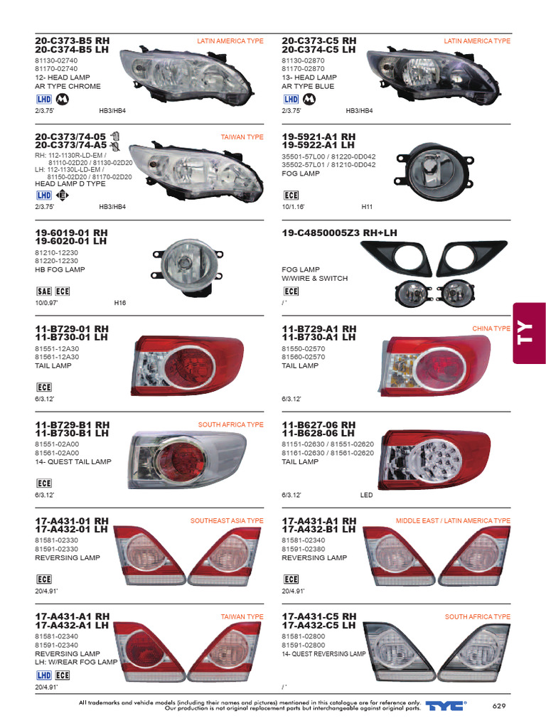 TY012 Tyc Catl | PDF | Road Transport | Vehicle Technology