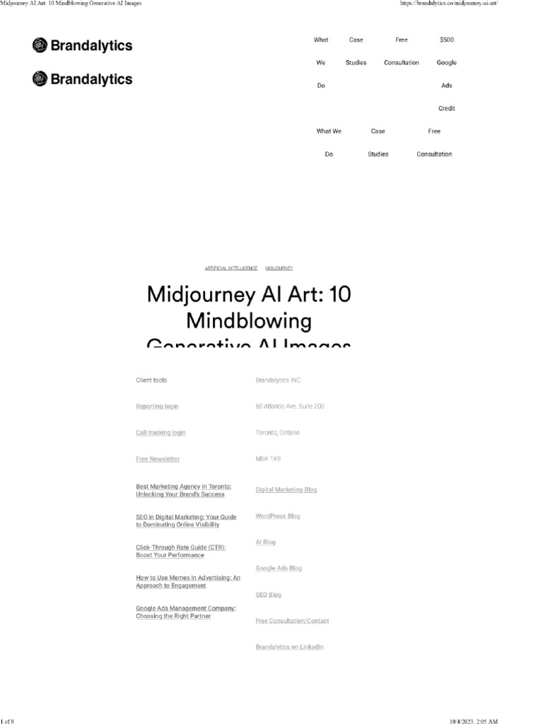 10 Mindblowing Generative AI Images | PDF