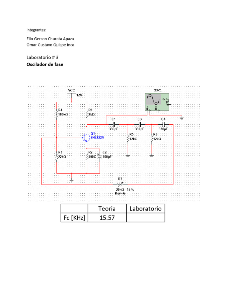 Informe Lab 3 ETN 603 | PDF
