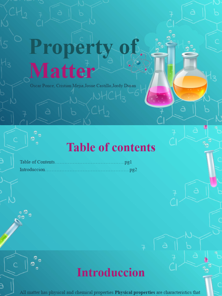 Animated Chemistry Lesson | PDF | Molecules | Chemistry