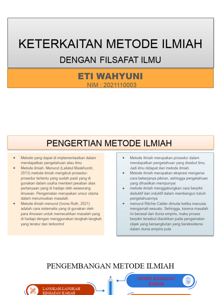 Metode Ilmiah | PDF