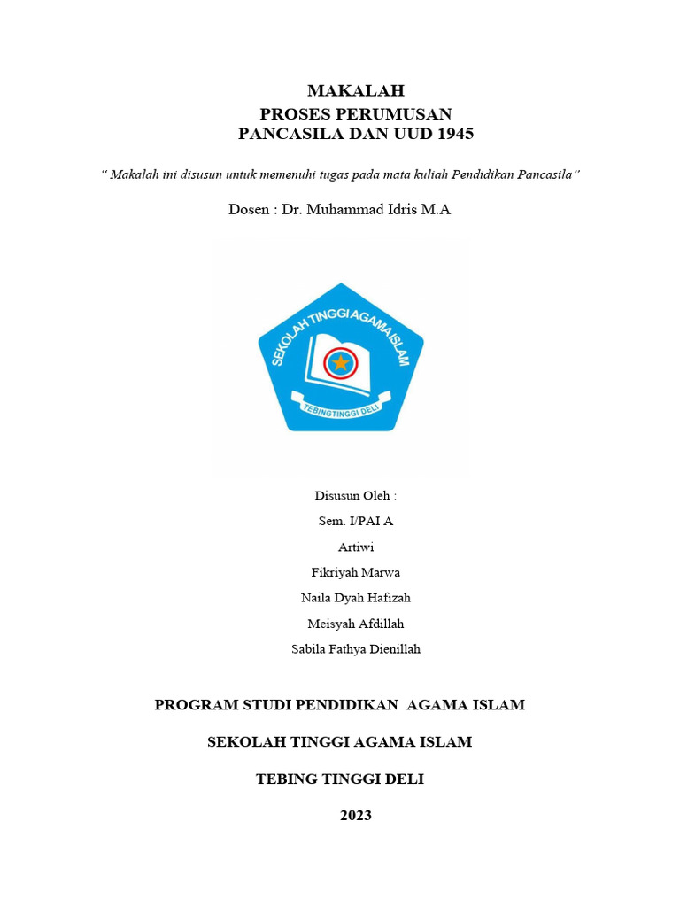 Makalah Pancasila Kel. II | PDF