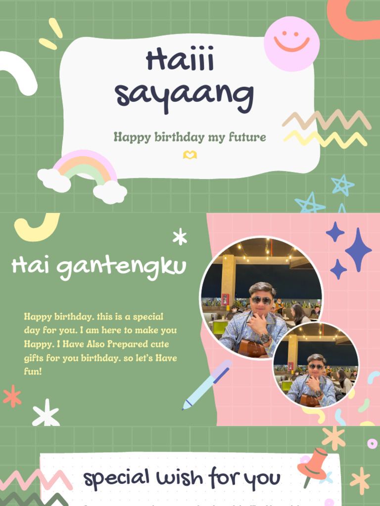 Sweet Birthday Message for Muhammad | PDF | Self-Improvement