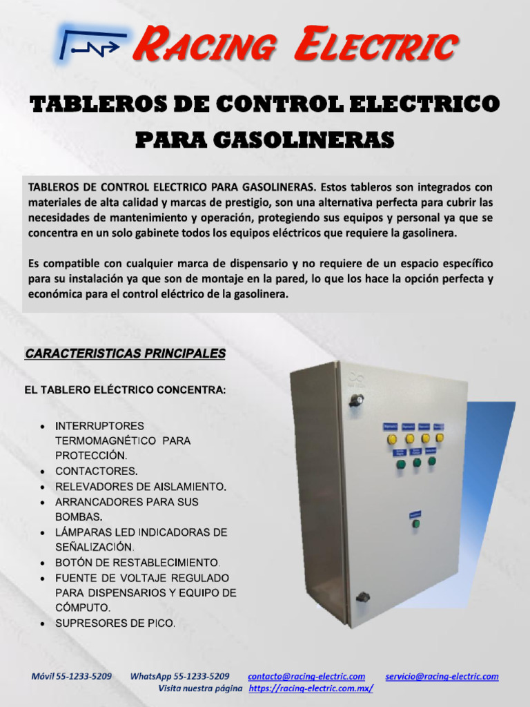 Tableros de Control Electrico | PDF