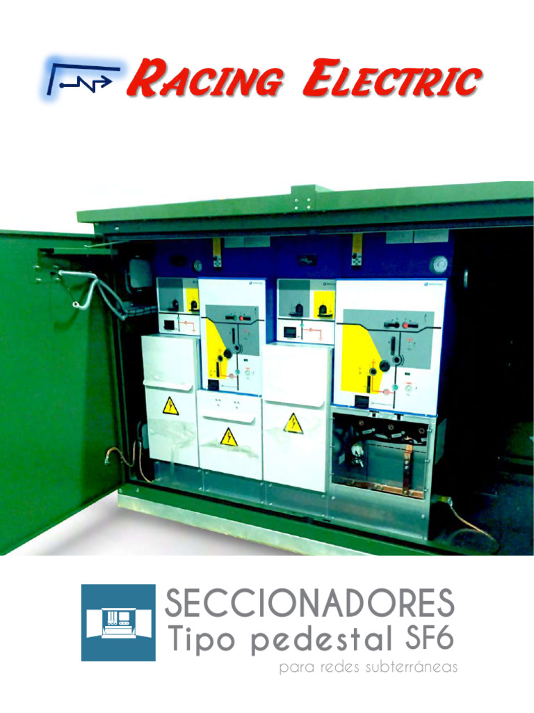 Seccionadores Tipo Pedestal SF6 Ormazabal | PDF | Ingenieria Eléctrica | Naturaleza