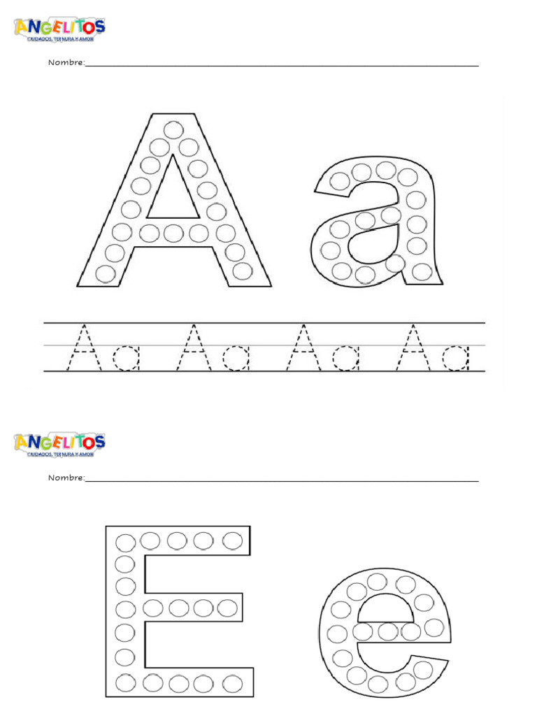 activida de las vocales A-E | PDF