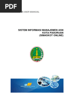 Panduan Simpeg BKD Gresik | PDF