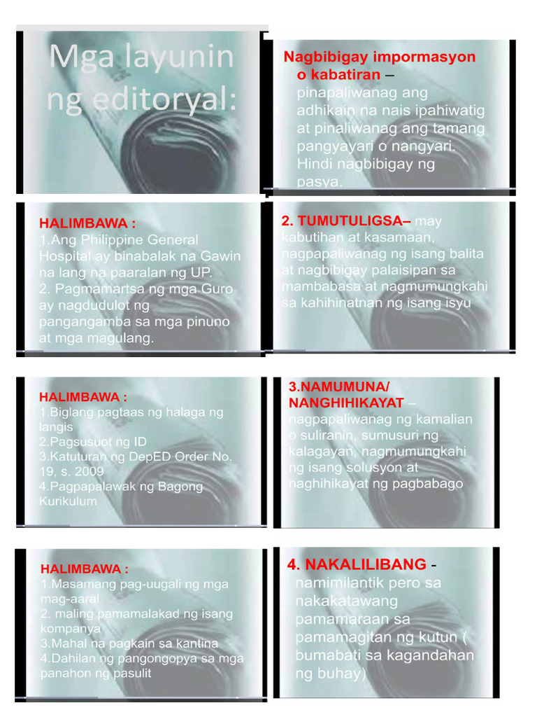 Pangulong tudling | PDF