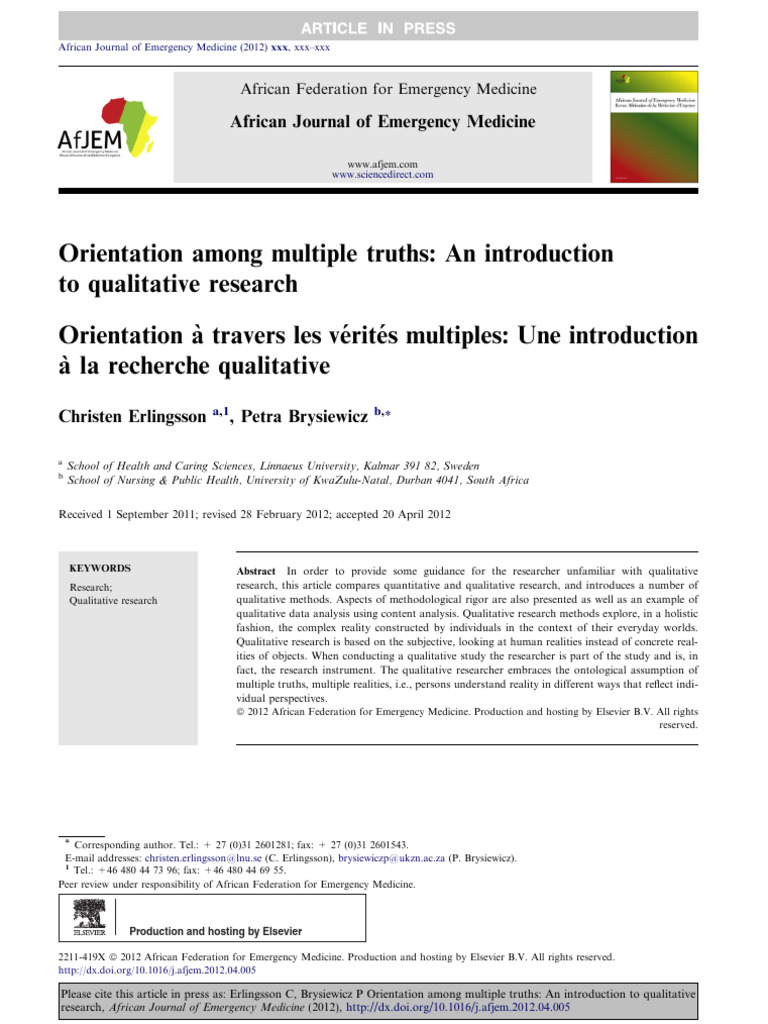 Orientation Among Multiple Truths An Int | PDF