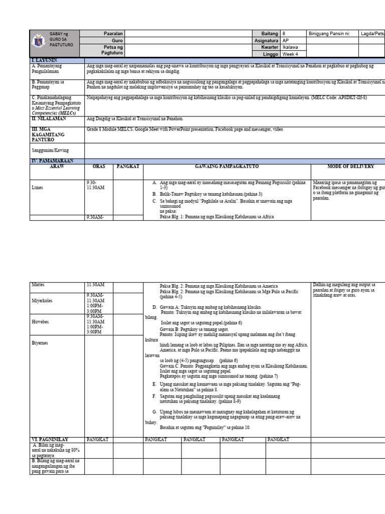 GABAY-ng-GURO-SA-PAGTUTURO-sa-AP8-Q2-WEEK 4 | PDF GABAY-ng-GURO-SA-PAGTUTURO-sa-AP8-Q2-WEEK 4 | PDF