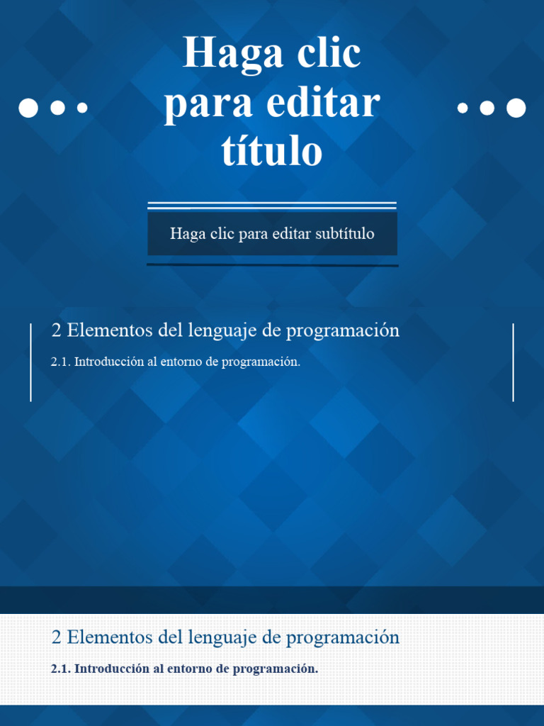2 Elementos Del Lenguaje de Programación | PDF | Entorno de desarrollo integrado | C