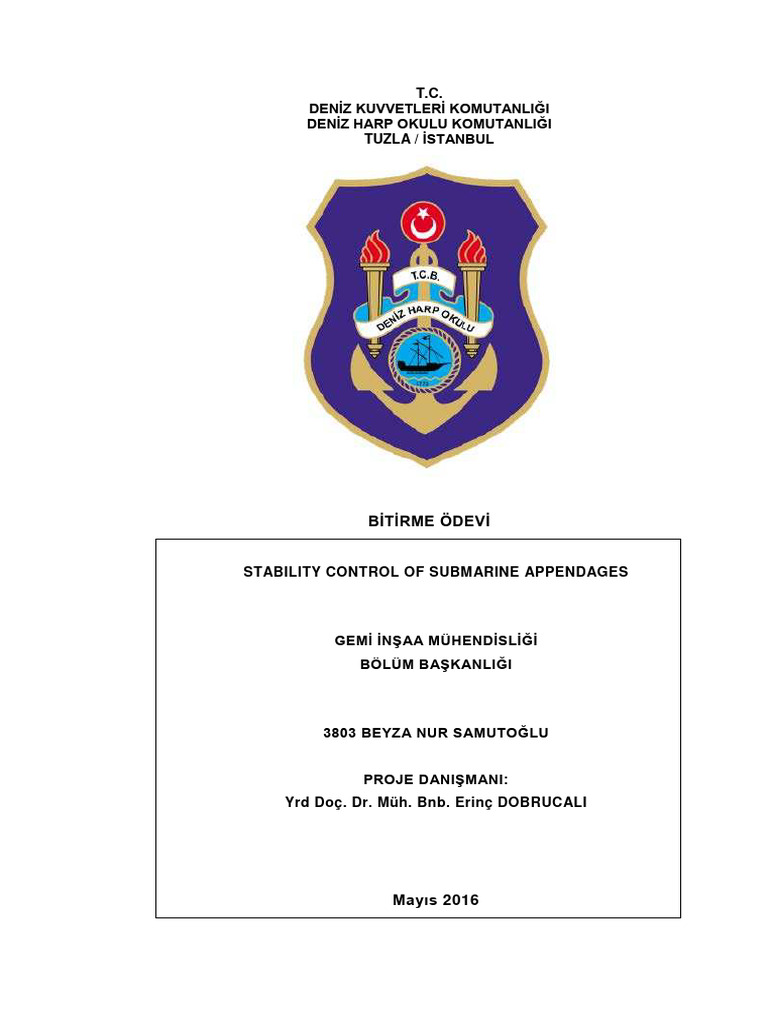 Submarine Appendage Stability | PDF | Flight Control Surfaces | Submarines