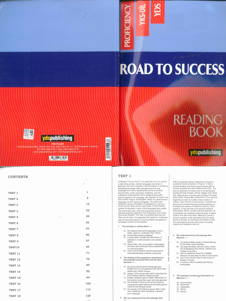 Road To Success Reading | PDF