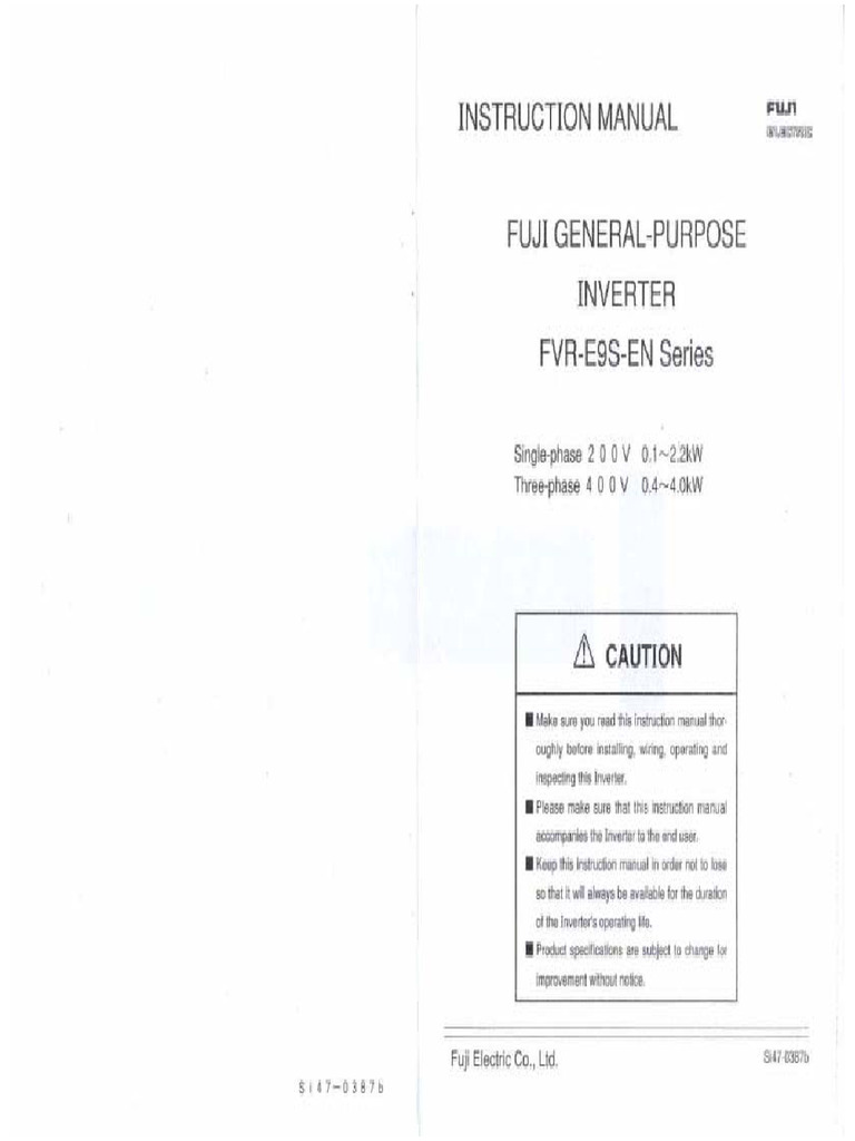 FVR E9s-En | PDF