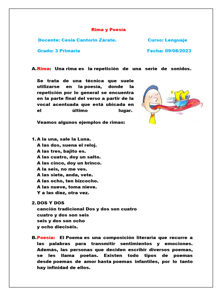 Rima y Poesía | PDF