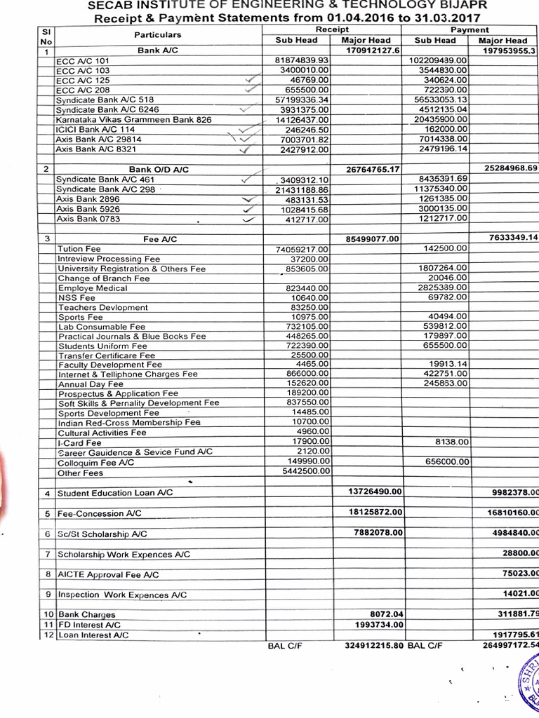 2016-17 Accounts | PDF
