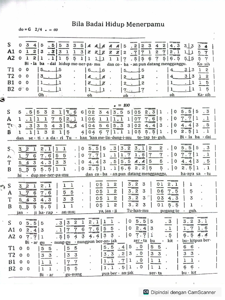 Bila Badai Hidup Menerpamu - Bila Badai Hidup Menerpamu-1 | PDF