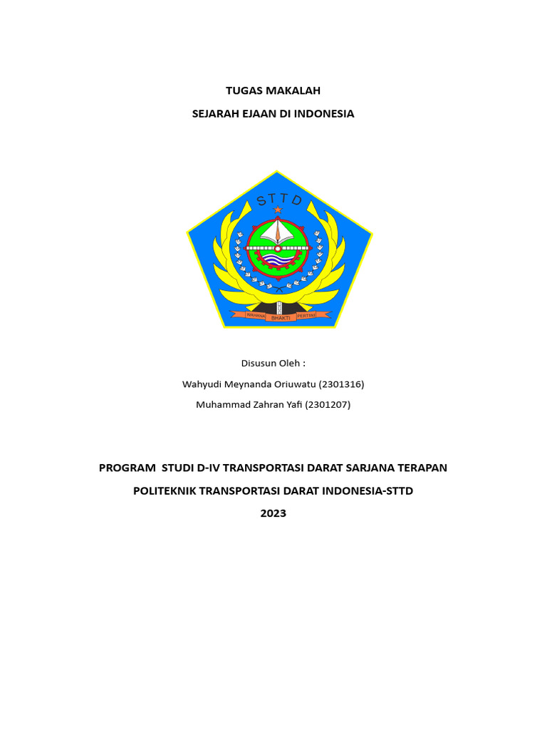 TUGAS MAKALAH Bindo STTD | PDF