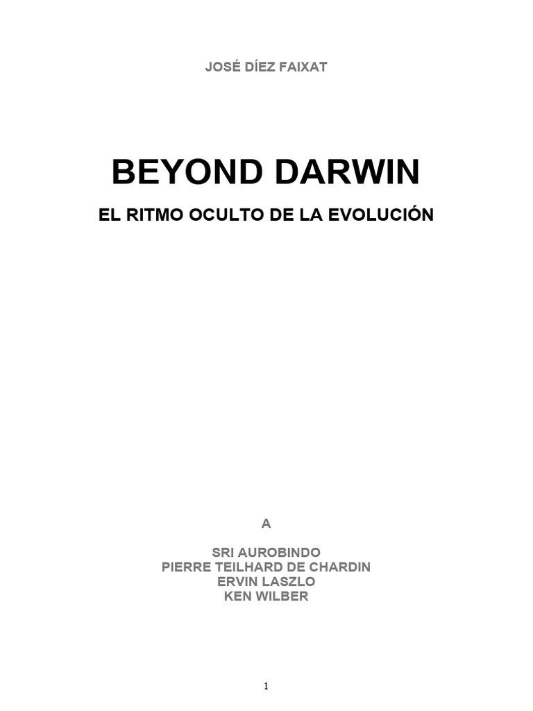 BEYOND DARWIN El Ritmo Oculto de La Evolución | PDF