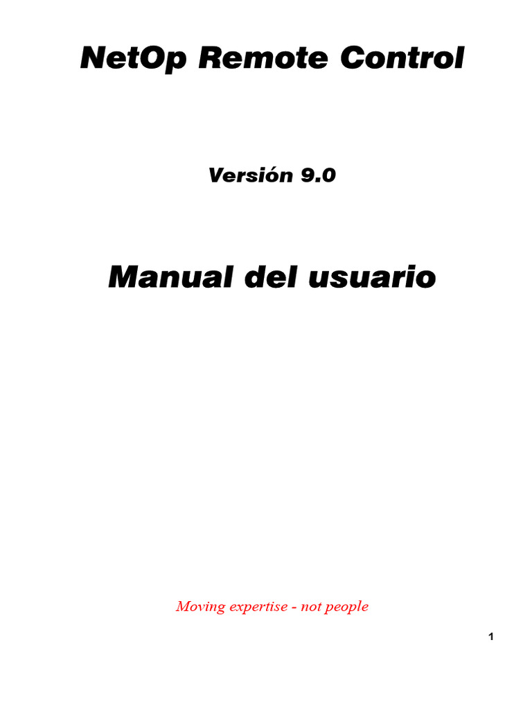 Users Manual NetOp-V900 Es | PDF | Menú (Computación) | Autenticación