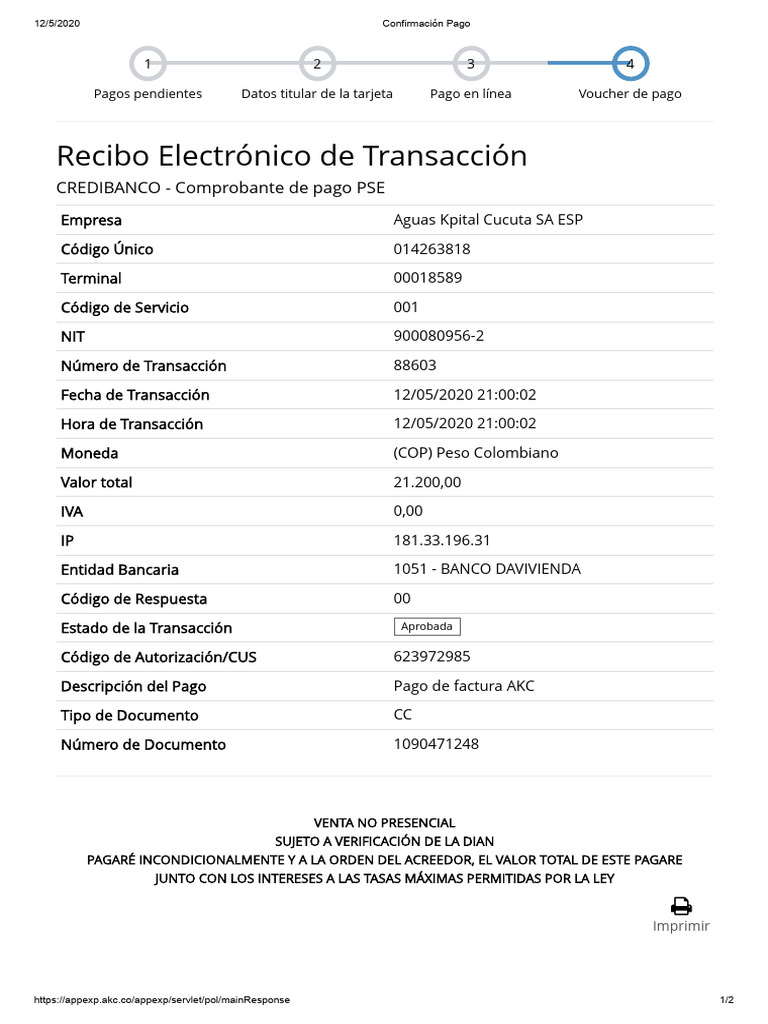 Confirmación Pago | PDF | Tecnología bancaria | Servicios financieros