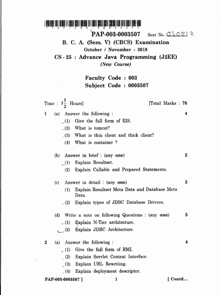 J2ee 2018 | PDF | Software Design | Software Development