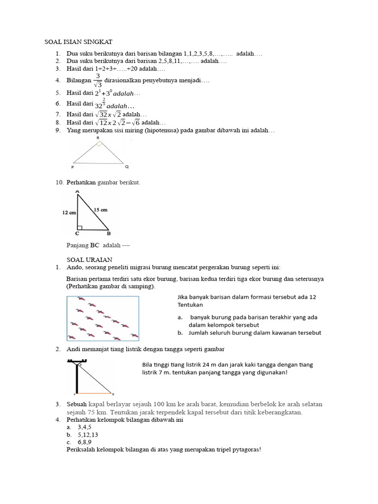 Matematika kelas 8 | PDF