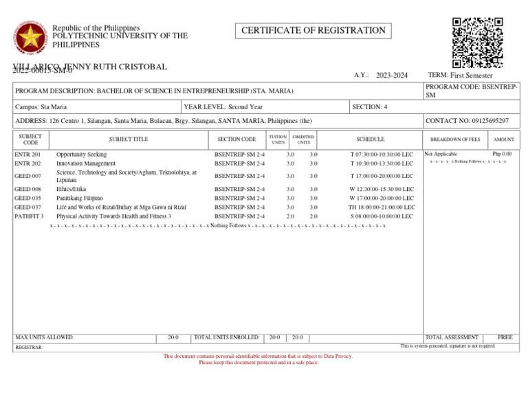 Registration Certificate | PDF