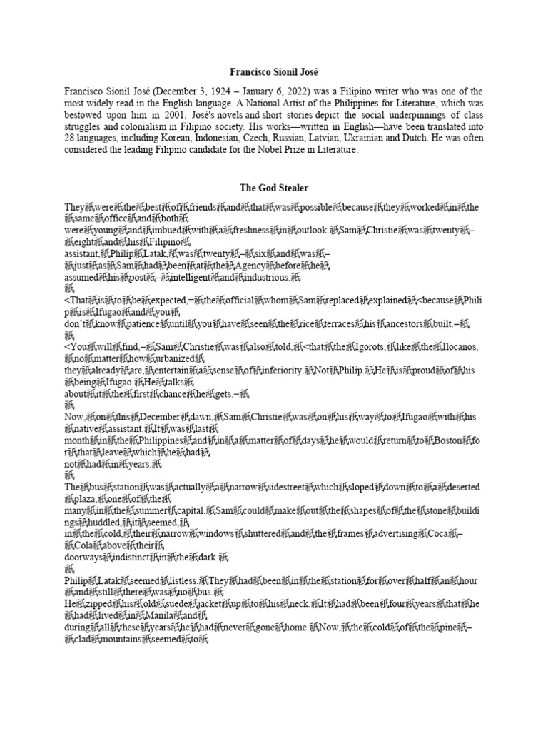 The God Stealer | PDF