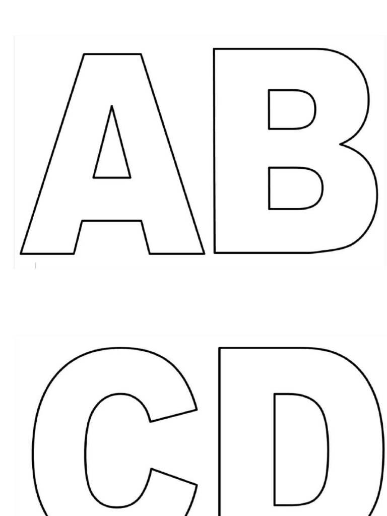 Moldes de Letras | PDF