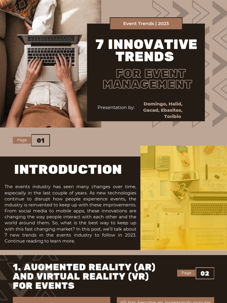 Innovative Trends For Event Management | PDF