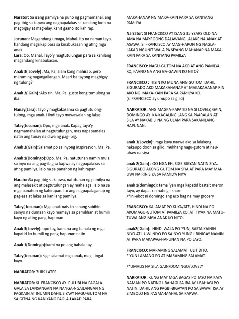 Duladulaan Script | PDF