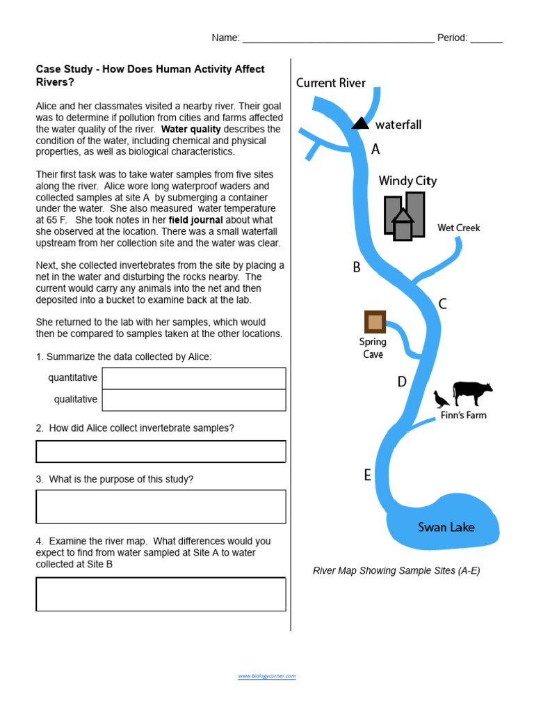 Human Impact on River Water Quality | PDF | Water | Oxygen