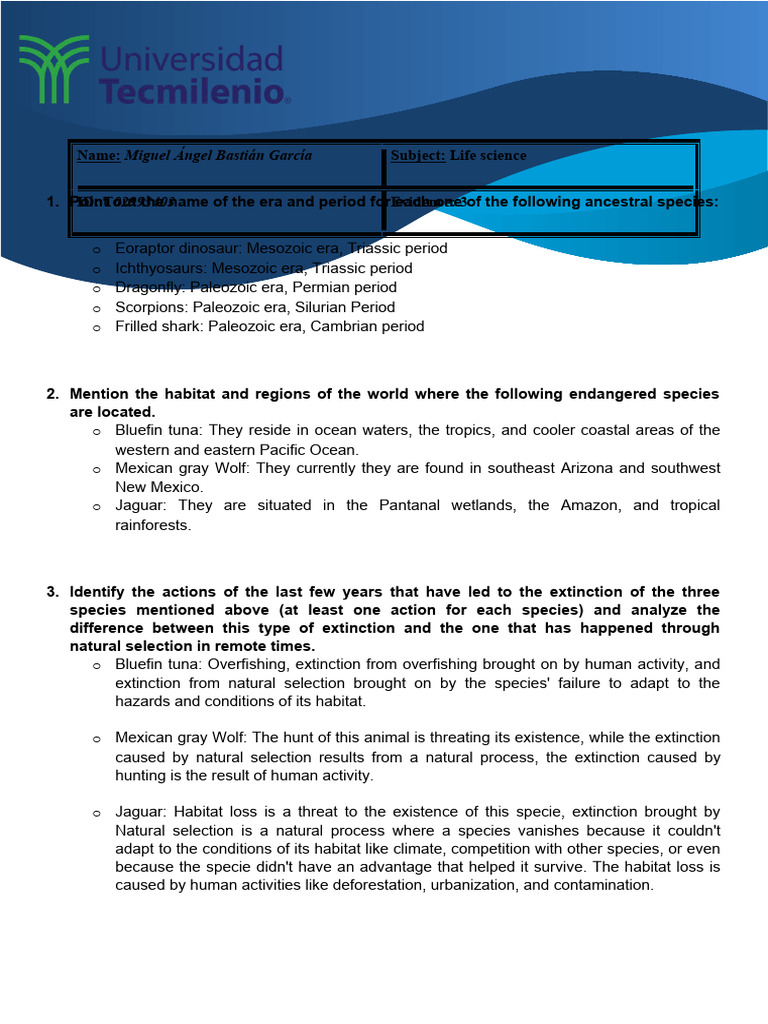 Evidence 3 Life Science | PDF