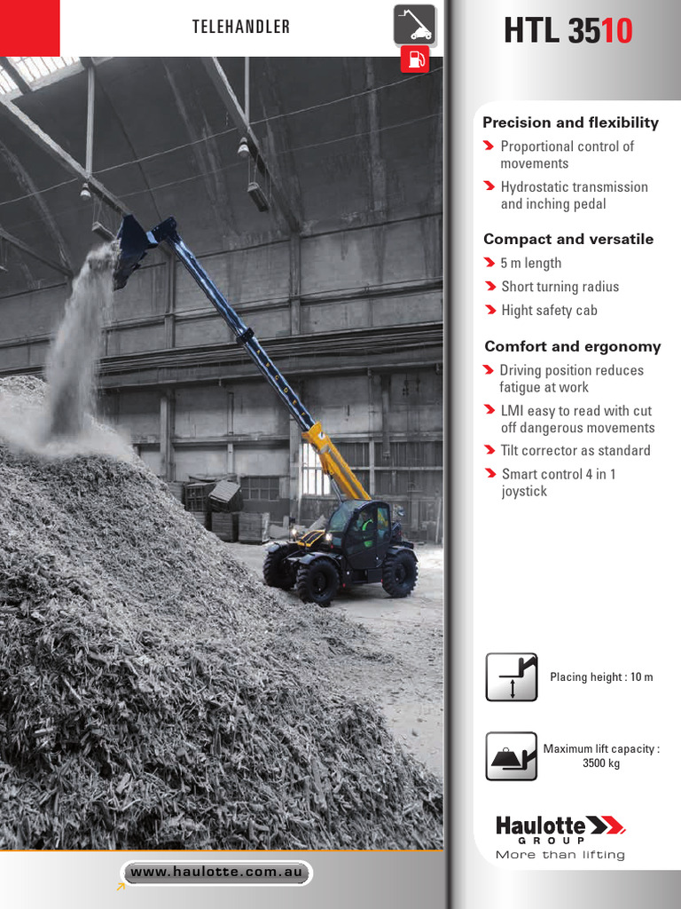 Haulotte HTL 3510 Compact Telehandler | PDF