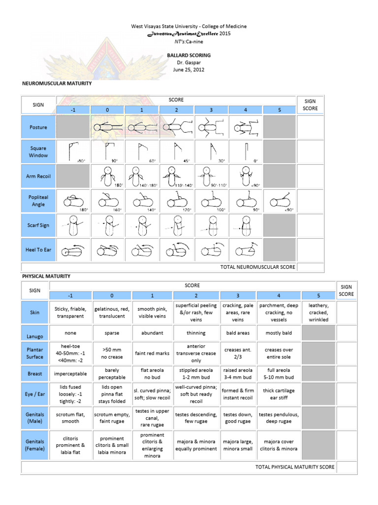 Ballard Scoring | PDF