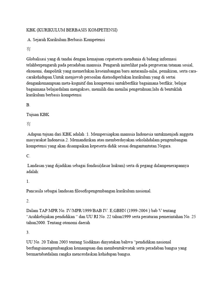 Kelebihan Dan Kelemahan Kurikulum | PDF